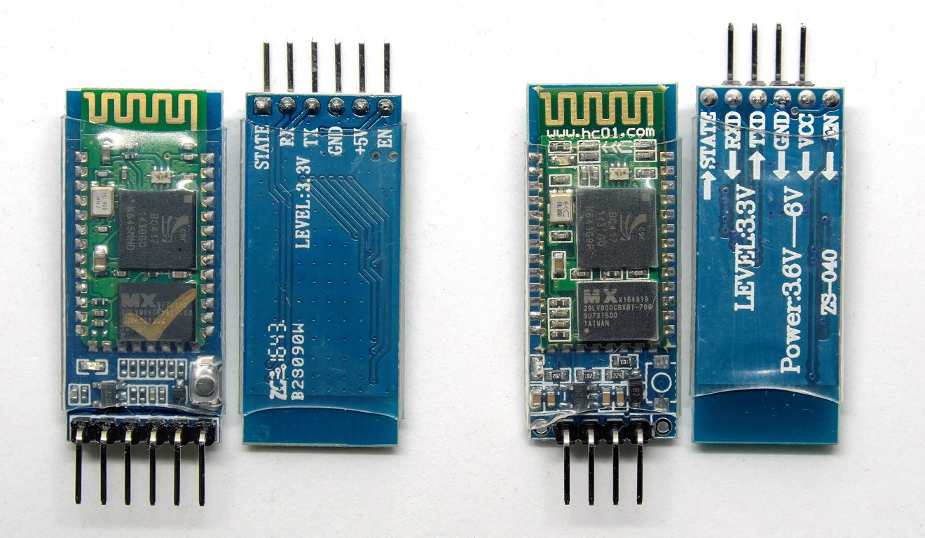 HC-05 and HC-06 Bluetooth modules • Wolles Elektronikkiste