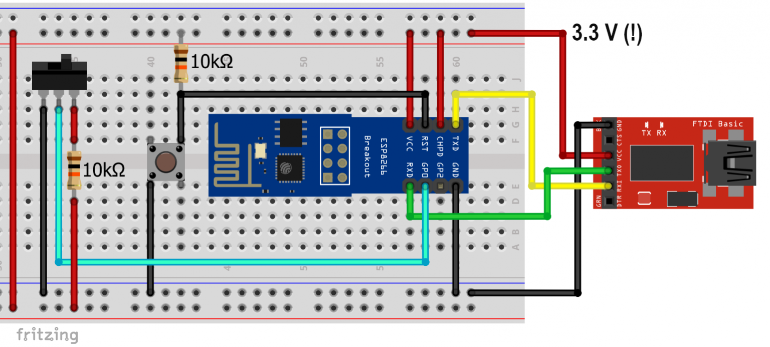 ESP8266 ESP-01 Modul • Wolles Elektronikkiste