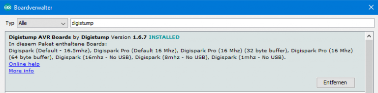 Digispark - die bequeme ATtiny85 Alternative • Wolles Elektronikkiste