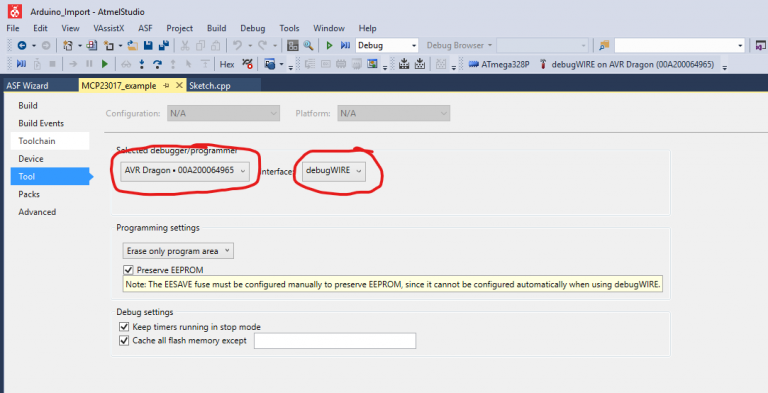 Debugging for the Arduino UNO with Atmel Studio • Wolles Elektronikkiste
