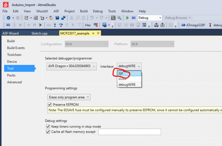 Debugging für den Arduino UNO mit Atmel Studio • Wolles Elektronikkiste