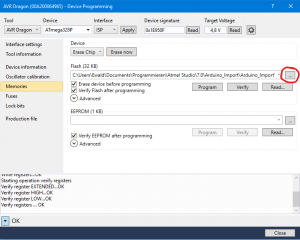 Debugging für den Arduino UNO mit Atmel Studio • Wolles Elektronikkiste
