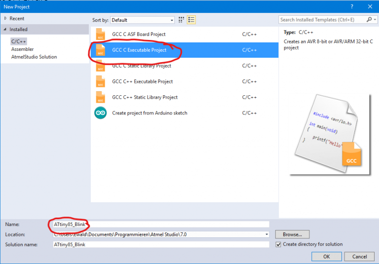 Atmel (Microchip) Studio 7 - an introduction • Wolles Elektronikkiste