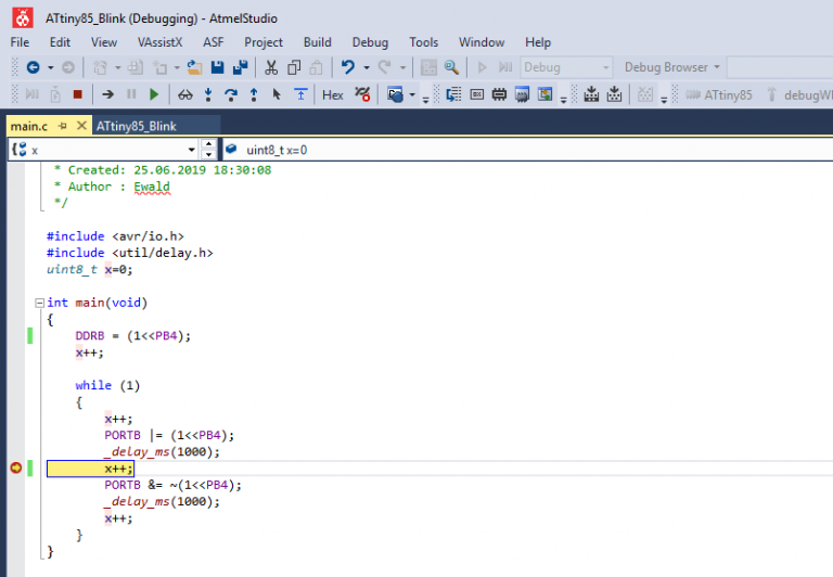 Atmel (Microchip) Studio 7 - an introduction • Wolles Elektronikkiste