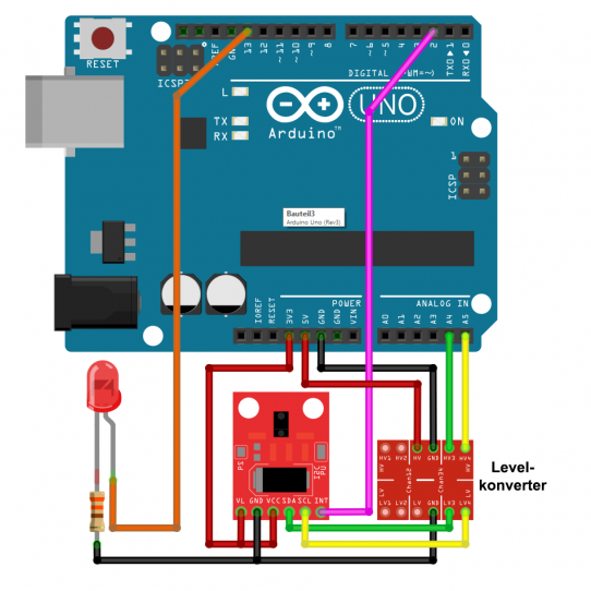APDS-9960 - the all-rounder • Wolles Elektronikkiste
