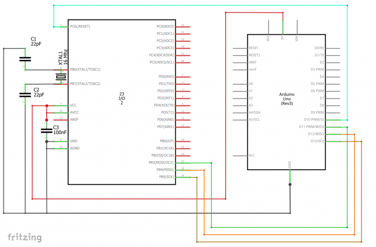 Using the ATmega328P standalone • Wolles Elektronikkiste