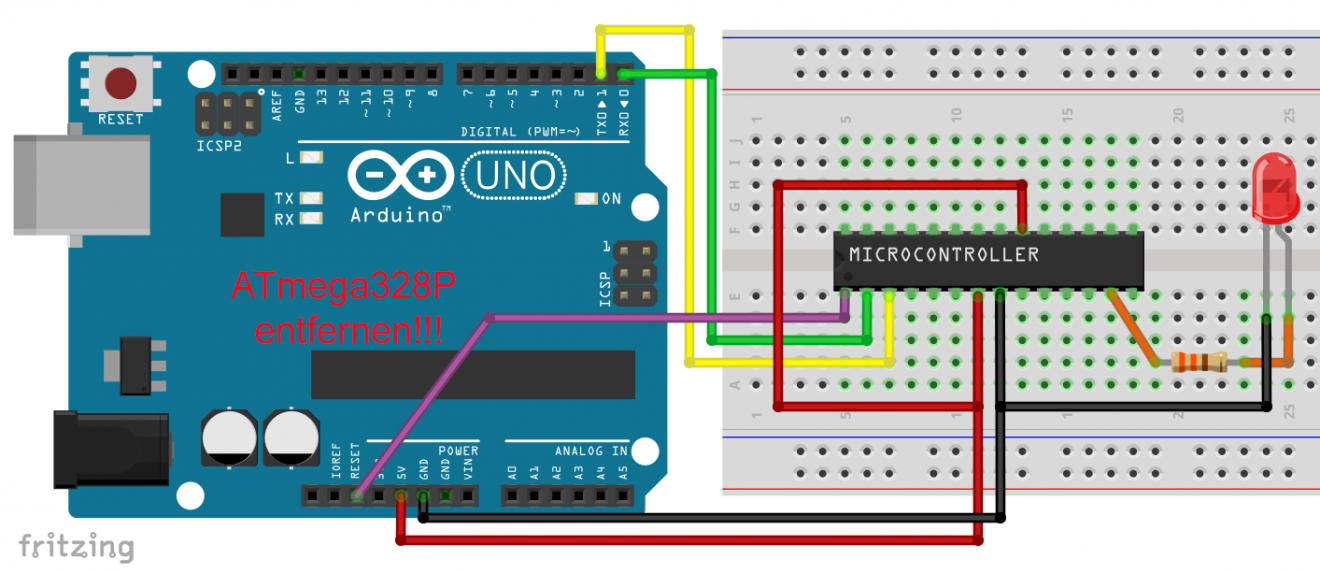 ATmega328P standalone betreiben • Wolles Elektronikkiste