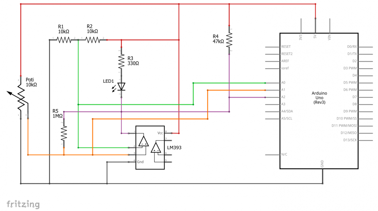 LM393 - turns analog into digital • Wolles Elektronikkiste