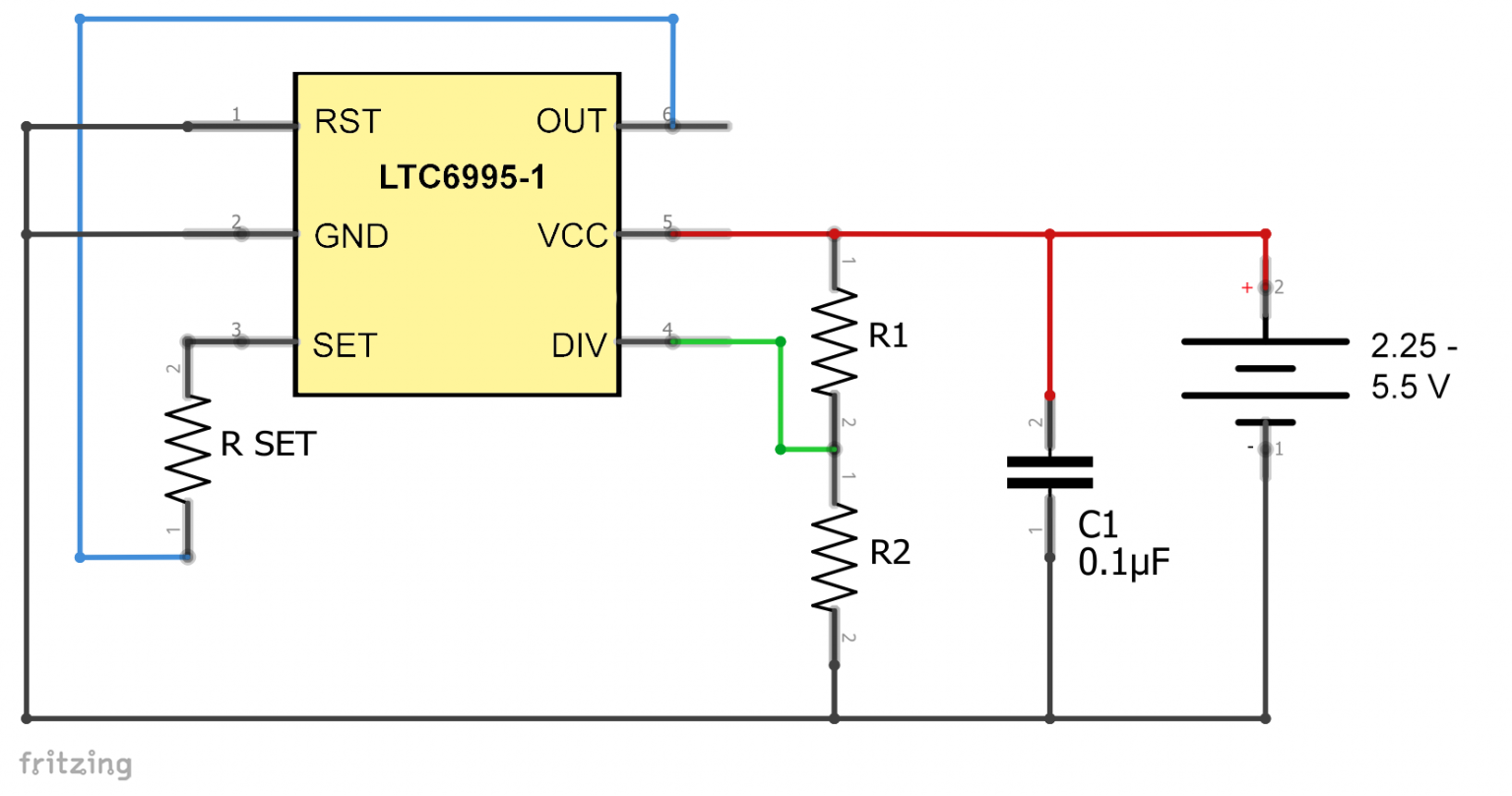LTC6995 - Long Timer, Low Frequency Oscillator • Wolles Elektronikkiste