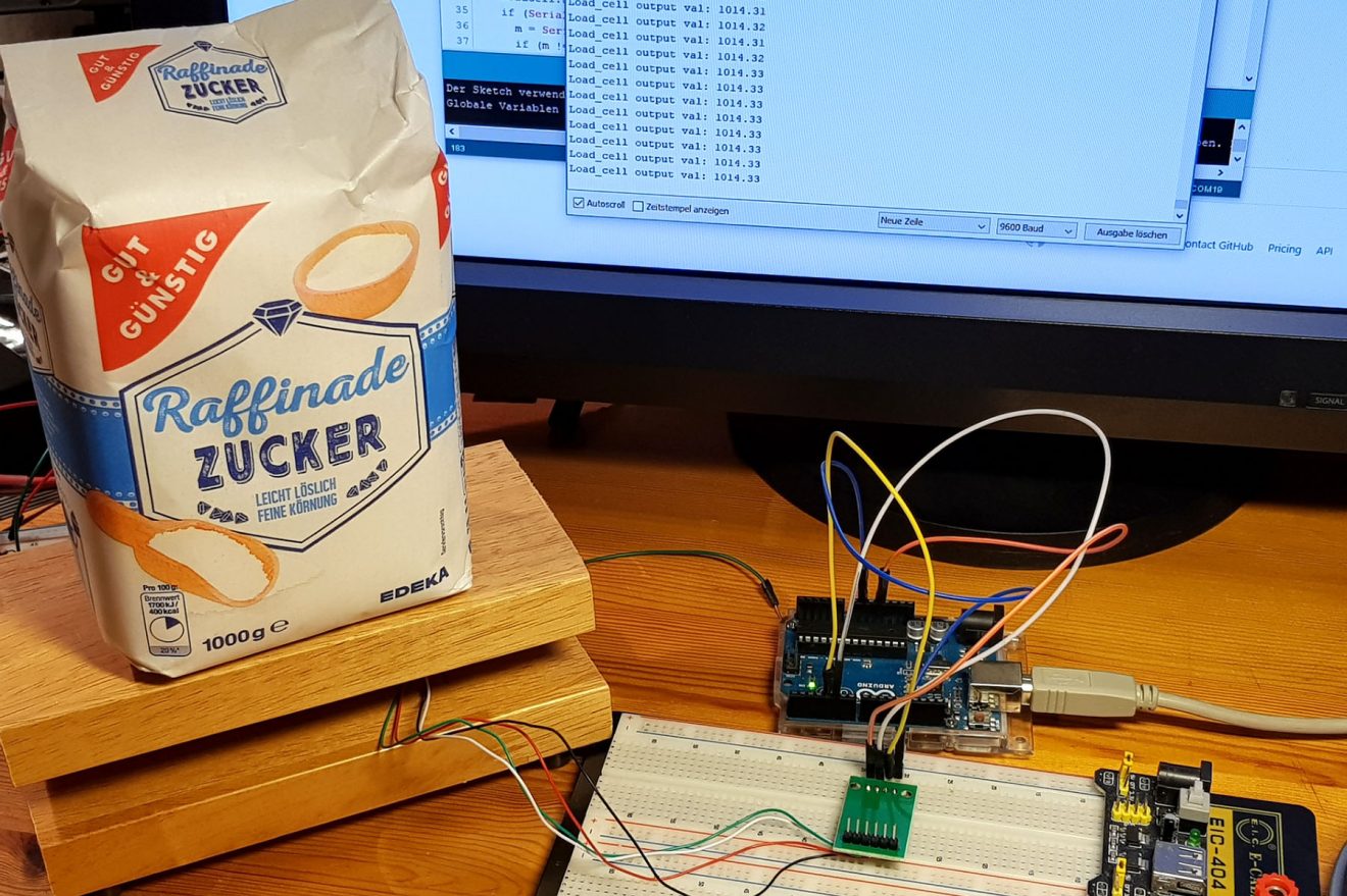 HX711 basierte Waage • Wolles Elektronikkiste
