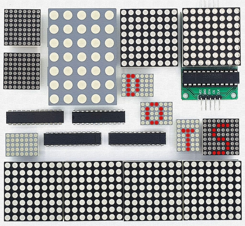LED Matrix Display ansteuern • Wolles Elektronikkiste