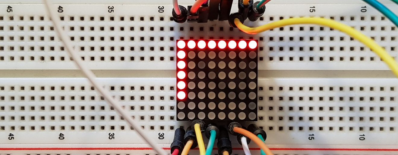 LED Matrix Display ansteuern • Wolles Elektronikkiste