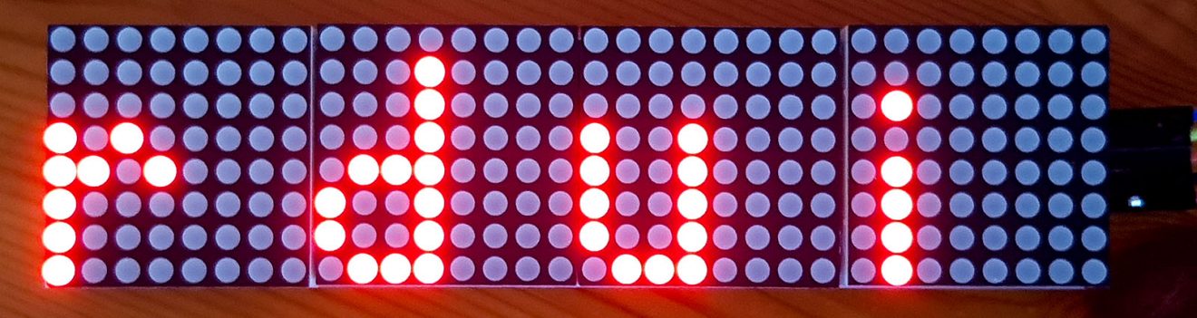 LED Matrix Display ansteuern • Wolles Elektronikkiste