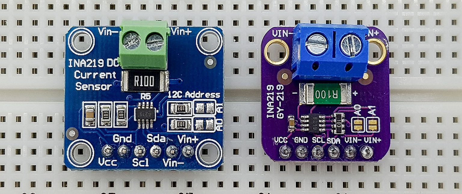 INA219 Current and Power Sensor • Wolles Elektronikkiste