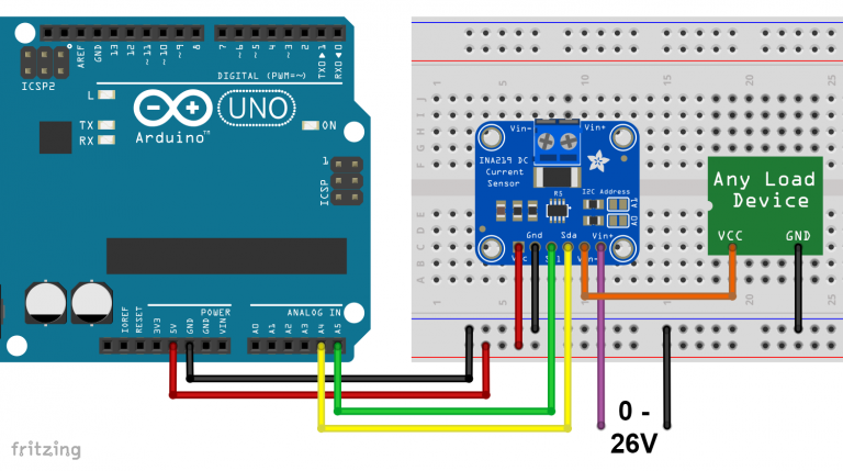 INA219 Current and Power Sensor • Wolles Elektronikkiste