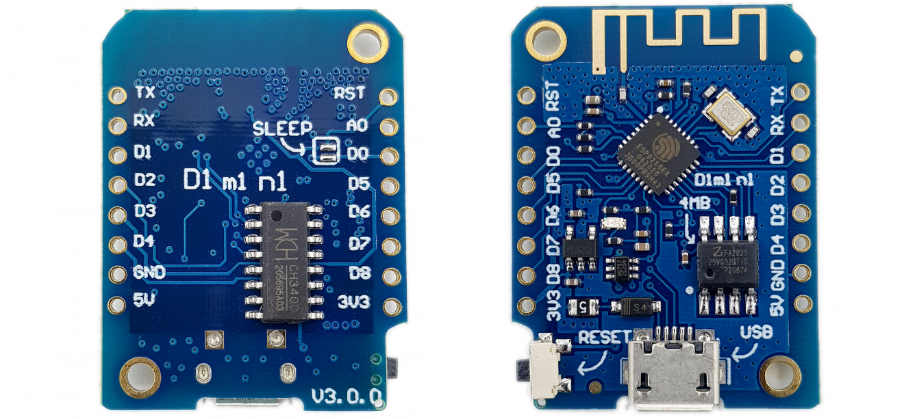 Wemos D1 Mini Boards • Wolles Elektronikkiste