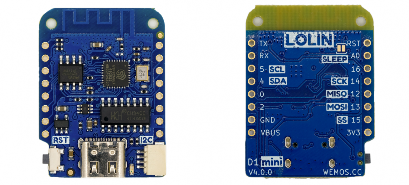 Wemos D1 Mini Boards • Wolles Elektronikkiste