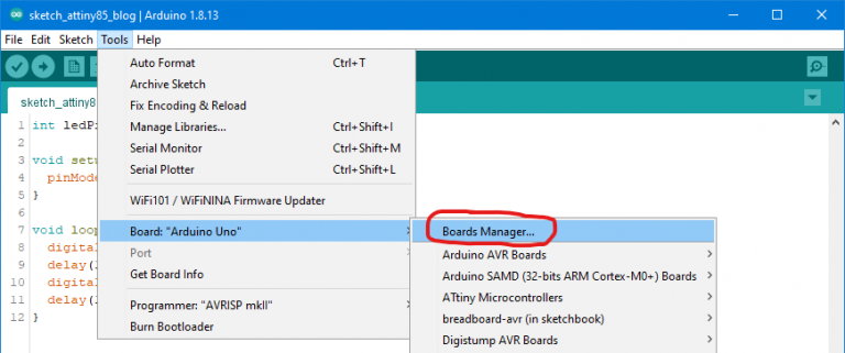Programming ATtiny85 / 84 / 45 / 44 / 25 /24 • Wolles Elektronikkiste
