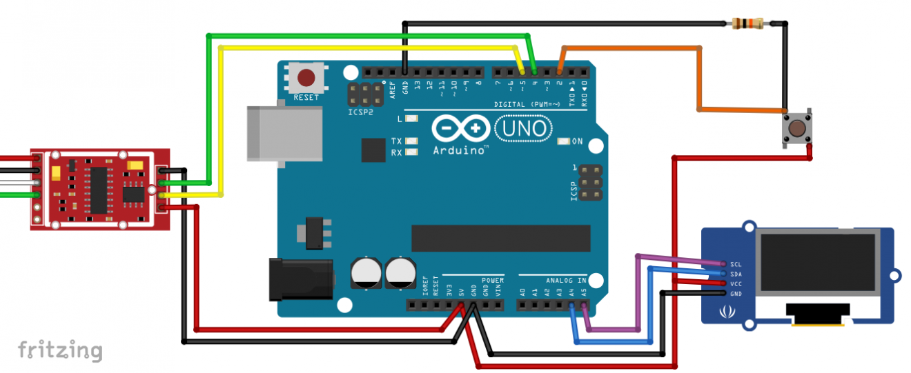 HX711 basierte Waage • Wolles Elektronikkiste