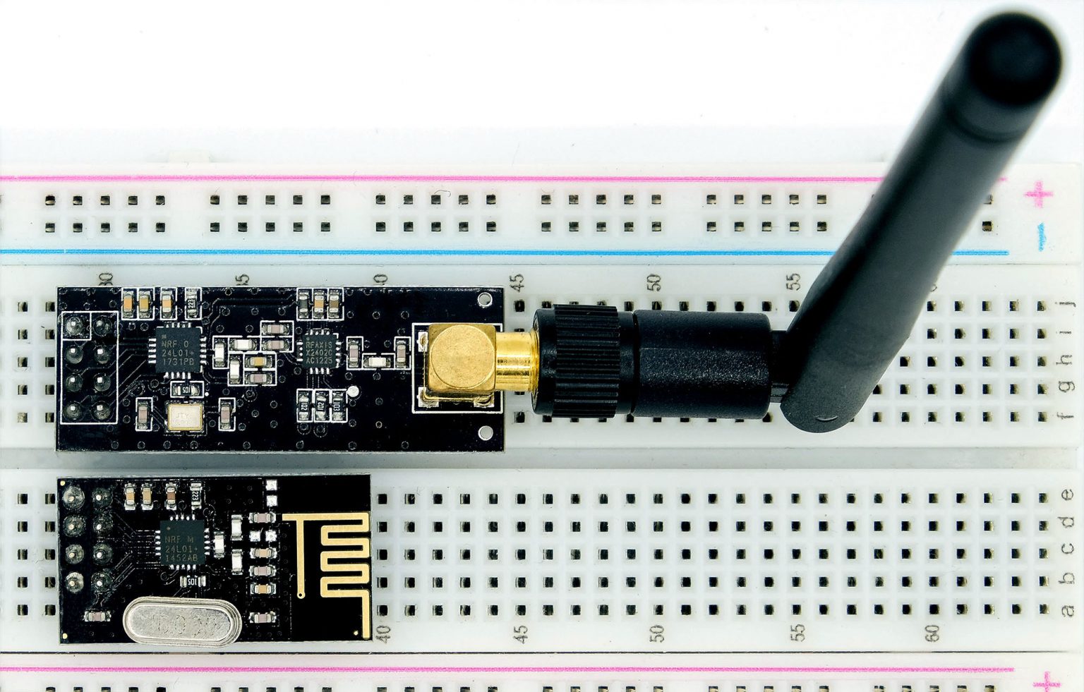 nRF24L01 - 2.4 GHz Funkmodule • Wolles Elektronikkiste