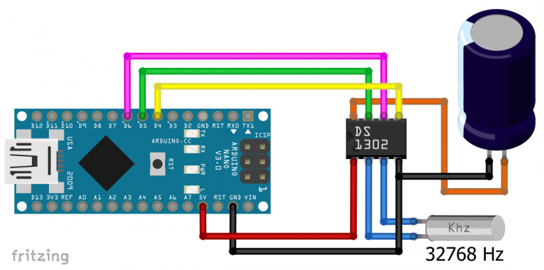 DS1302 und DS1307 RTC Real-Time Clock • Wolles Elektronikkiste