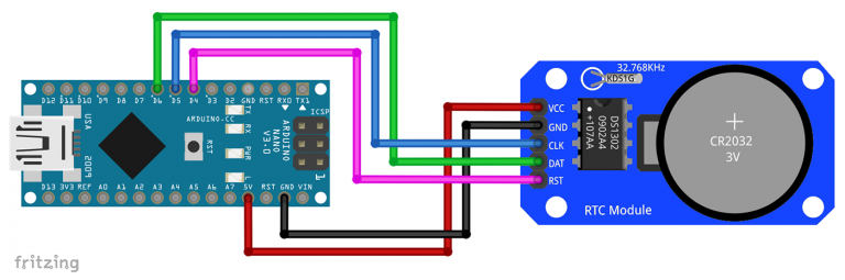 DS1302 and DS1307 RTC Real-Time Clock • Wolles Elektronikkiste