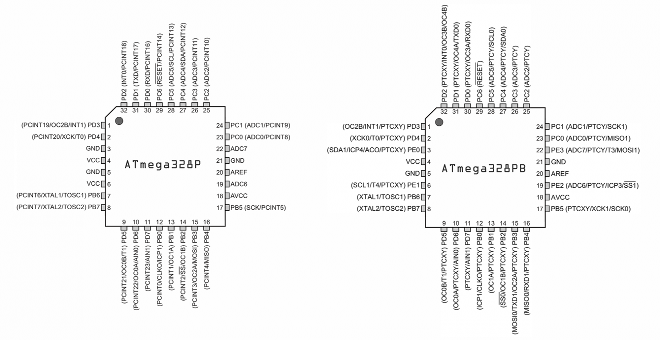 ATmega328PB based boards • Wolles Elektronikkiste